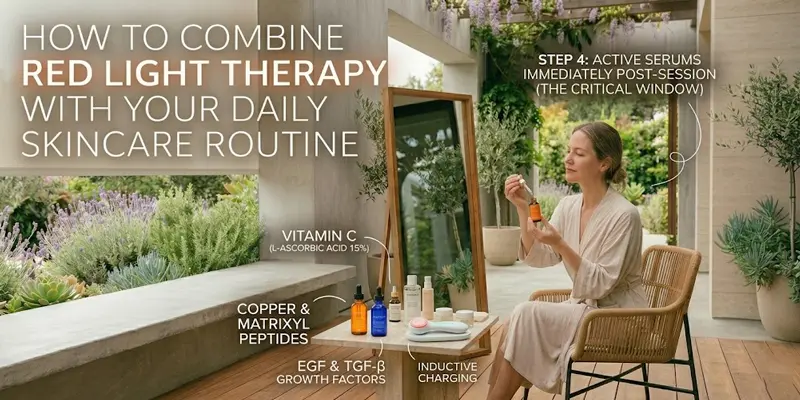 How to Combine Red Light Therapy with Your Daily Skincare Routine?